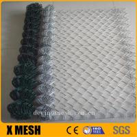 China hot dipped galvanized 9 Gauge Galvanized Diamond chain link Wire Mesh for sale