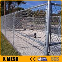 China hot dipped galvanized 9 Gauge Galvanized Diamond chain link Wire Mesh for sale