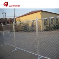 China 6x8 ft Hot Dipped Galvanized Temporary Chain Link Fence Panel - 11 Gauge Wire, 2