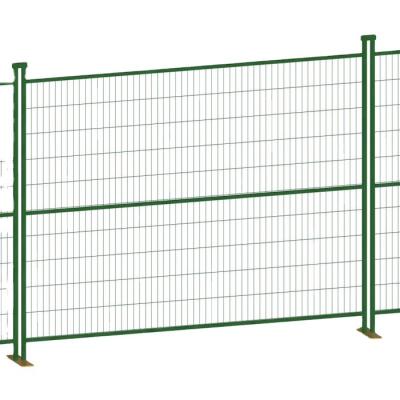 China 6ft x 9.5ft Welded Wire Temporary Construction Fence with 3.5mm Wire Diameter and Powder Coated Finish for sale