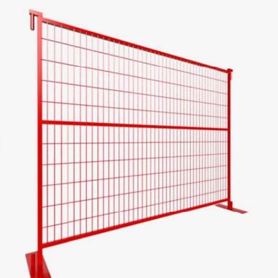China 6ft x 8ft Construction Temporary Fence Panel with 3.5mm Wire Diameter and Powder Coated Finish for sale
