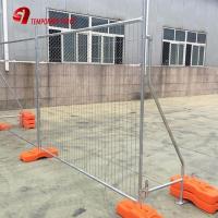 China 2.1m x 2.4m Galvanized Temporary Fence Panel with 4mm Wire Diameter for Construction Sites and Events for sale