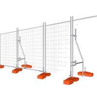 China 6' x 8' Hot Dipped Galvanized Temporary Chain Link Fence Panel - 2.1m Height with 10+ Year Lifespan for sale