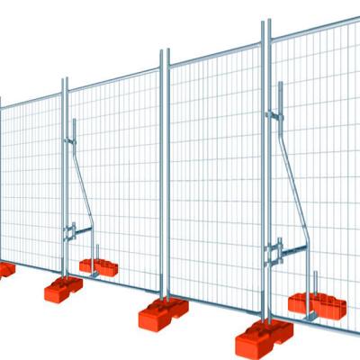 China 6' x 8' Temporary Chain Link Fence Panel - 11 Gauge Wire, 2