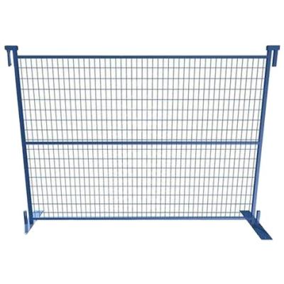 China Movable Mobile Iron Wire Temporary Fence 6ft Height with 3-4mm Wire Diameter for Construction Sites for sale