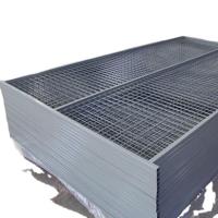 China Hot Dipped Galvanized Temporary Fence Panel 2.1x2.4m with 4.0mm Wire Diameter for Construction Sites for sale
