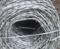 China Hot-Dip Galvanized Barbed Wire 18 Gauge 25FT Length for Security Fencing and Agricultural Use for sale
