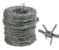 China Hot Dipped Galvanized Single Razor Barbed Wire 1.4-2.6mm Gauge 100-300m Length Security Fencing for sale