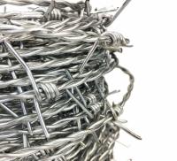 China Suitable Price Barb Wire Fence Bracket General Twist Galvanized Iron Barbed Wire for about 500 meters for sale