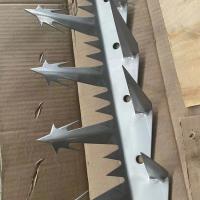 China High Quality Finest Price One Time Atmospheric Molding Strong Defensive Performance Security Fence Spike for sale