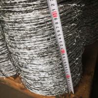 China Galvanized Barbed Wire Protection Anti-corrosion Hot Dipped Galvanized Double Strand 12 Gauge Iowa Barbed Wire for sale