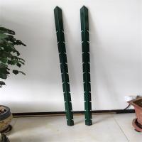 China Punching 2ft Length Mild Steel 45x45x5 Mm Ms Green Colored Army Use Steel Picket Iron Angle Post Fence for sale