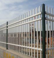 China Custom Powder Coated Steel Fence 1.2-2.4m Height with 1.2-3.2mm Tube Thickness for Security and Decoration for sale