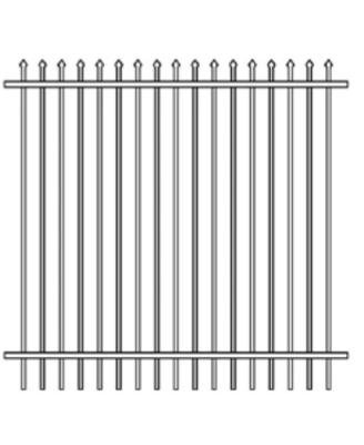 China Custom Aluminum Garden Pool Fence Gates 1.8m Height 2.4m Width with Anti-Rust Powder Coating for sale