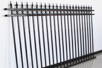 China Custom Aluminum Garden Pool Fence Gates 1.8m Height 2.4m Width with Anti-Rust Powder Coating for sale