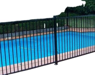 China Powder Coated Steel Security Fence 1.8m Height 2.4m Width with Anti-Rust Galvanized Coating for Outdoor Applications for sale
