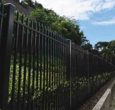 China Hercules Pressed Spear Top Security Fence 1.2-2.4m Height 1.8-3.0m Width with Galvanized Steel Construction for sale