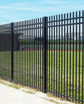 China 8FT Tall Tubular Steel Fencing and Driveway Gates - 1.2-2.4m Height with Powder Coated Anti-Rust Finish for sale