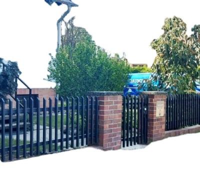 China White PVC Picket Fence with Welded Wire Mesh - 40,000 sqm Manufacturing Facility, Q195/Q235 Steel Construction for sale