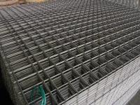 China High Quality Stainless Steel Iron Rebar black welded wire mesh fence panels in 6 gauge for sale