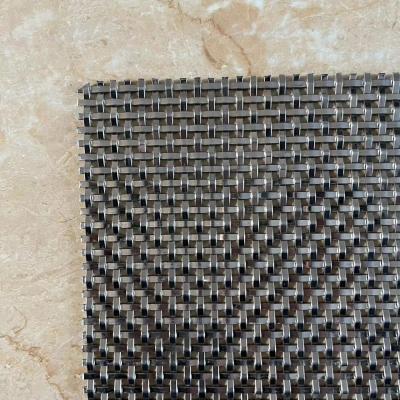 China Decorative Metal Mesh Curtain 0.5-2mm Wire Diameter 5-7kg/m² Weight for Architectural Interior Design for sale