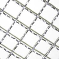 China Stainless Steel Crimped Woven Wire Mesh 4.8mm Wire Diameter with 20.6mm Aperture for Industrial Screening for sale