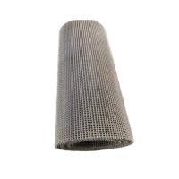 China Stainless Steel Crimped Woven Wire Mesh 4.8mm Wire Diameter with 20.6mm Aperture for Industrial Screening for sale