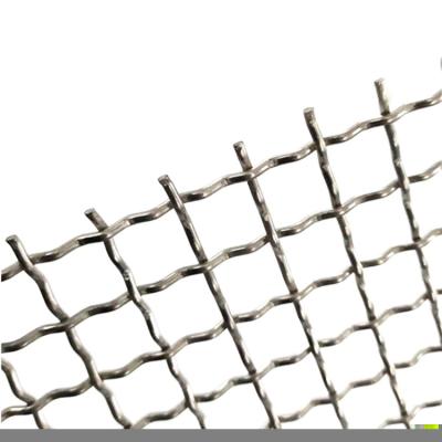 China Stainless Steel Crimped Woven Wire Mesh 4.8mm-0.7mm Wire Diameter with 1-8 Mesh/Inch for Industrial Applications for sale