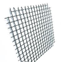 China Stainless Steel Crimped Wire Mesh 4.8mm Wire Diameter 20.6mm Aperture for Industrial Screening and Filtration for sale