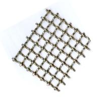 China Stainless Steel Crimped Wire Mesh 4.8mm Wire Diameter 20.6mm Aperture High Strength Industrial Filter Screen for sale