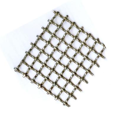 China Stainless Steel Crimped Wire Mesh 4.8mm Wire Diameter 20.6mm Aperture High Strength Industrial Filter Screen for sale