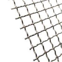 China Stainless Steel Crimped Wire Mesh 4.8mm Wire Diameter 20.6mm Aperture High Strength Industrial Filter Screen for sale