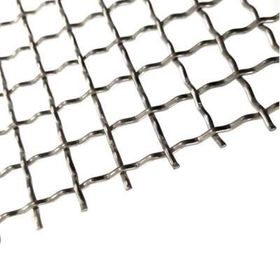 China Stainless Steel Crimped Wire Mesh 4.8mm Wire Diameter with 1-8 Mesh/Inch Options for Industrial Screening for sale