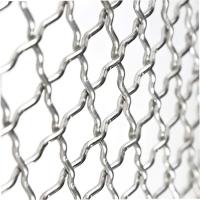 China Stainless Steel Crimped Wire Mesh 4.8mm Wire Diameter with 1-8 Mesh/Inch Options for Industrial Screening for sale