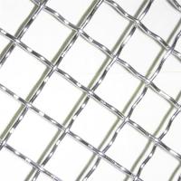 China Stainless Steel Crimped Wire Mesh 4.8mm Wire Diameter with 1-8 Mesh/Inch Options for Industrial Screening for sale