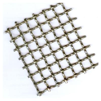China Stainless Steel Crimped Wire Mesh 4.8mm Wire Diameter 20.6mm Aperture High Hardness Industrial Screen for sale