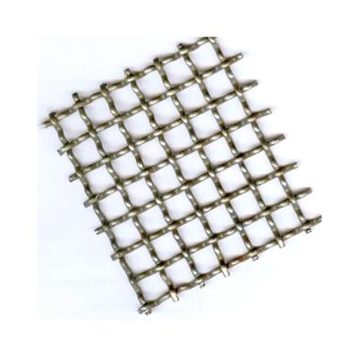 China Stainless Steel Crimped Wire Mesh with 4.8mm Wire Diameter and 20.6mm Aperture for Industrial Screening and Decoration for sale
