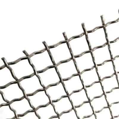 China Stainless Steel Crimped Woven Wire Mesh - 4.8mm Wire Diameter, 20.6mm Aperture - High Strength Industrial Mesh Netting for sale