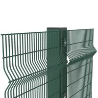 China 358 Anti Climb Clear View Welded Wire Mesh Fence 76.2x12.7mm Hole Size 3.0-5.0mm Wire Thickness for sale