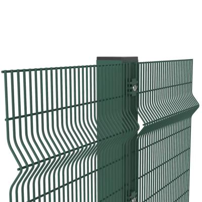 China 358 Anti Climb Clear View Welded Wire Mesh Fence 76.2x12.7mm Hole Size 3.0-5.0mm Wire Thickness for sale