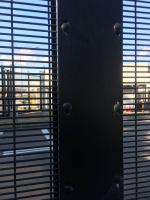 China 358 Anti Climb Clear View Welded Wire Mesh Fence 76.2x12.7mm Hole Size 3.0-5.0mm Wire Thickness for sale