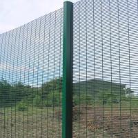 China 358 Anti Climb Clear View Welded Wire Mesh Fence 76.2x12.7mm Hole Size 3.0-5.0mm Wire Thickness for sale