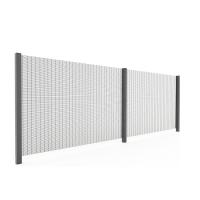 China Custom 358 High Security Anti-Climb Fence 3.0-5.0mm Wire Thickness 76.2×12.7mm Mesh Size for sale