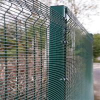 China Galvanized 358 Mesh Security Fencing Panels 3.0-5.0mm Wire Thickness Anti-Climb Prison Fence for sale