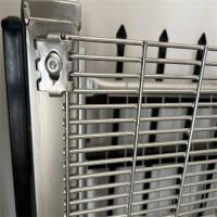 China Customized Color 358 Fence Powder Coated High Security Customized Shape Anti Climb Iron Mesh 358 Fence for sale