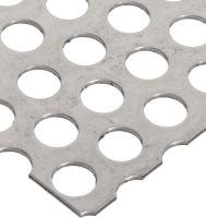 China Hot Dipped & Electro Galvanized Perforated Metal Mesh Sheet with 0.066mm Thickness and Multiple Micron Sizes for sale