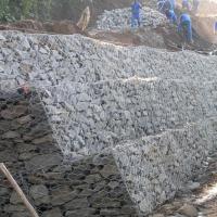 China Galvanized Welded Rock Gabion Wire Mesh Stone Basket - 4.0mm Wire, 50x50mm to 100x100mm Mesh Sizes for sale