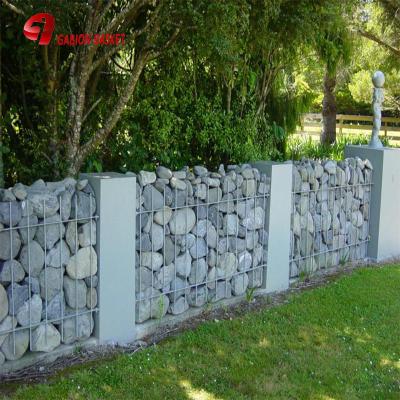 China Hot Dipped Galvanized 50x50mm Retaining Gabion Wall Baskets - 2-4m Length, 0.6-2m³ Capacity for sale