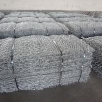 China Galvanized Hexagonal Gabion Baskets 1m x 1m x 0.5m Retaining Wall Box with ASTM A975-97 Wire for sale