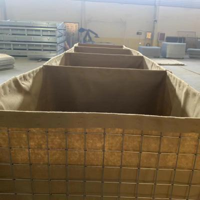 China Multi-Cellular Flood Control Barrier System - Black Wire Mesh Gabion with Custom Sizes 8-14 Day Delivery for sale